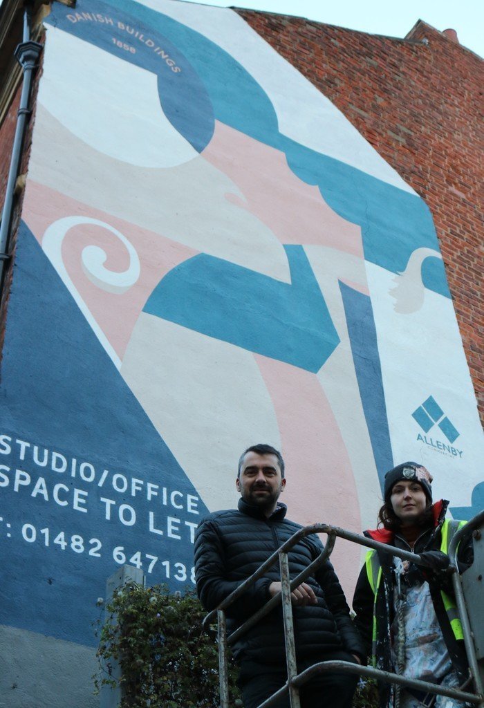 Mural makes its mark on Danish Buildings - Hull Business Improvement ...